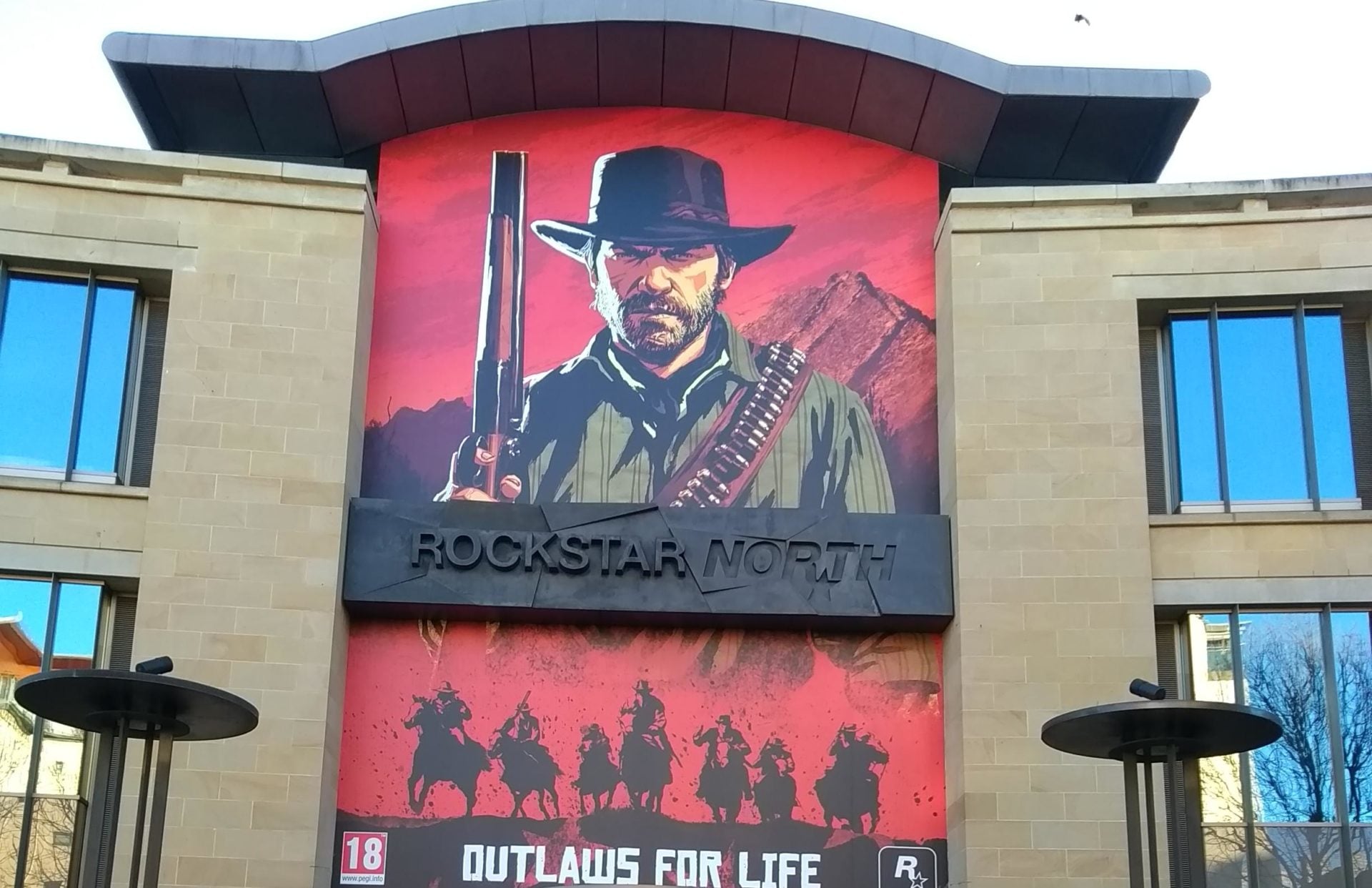 Fire crews called to Rockstar North building after a reported ...