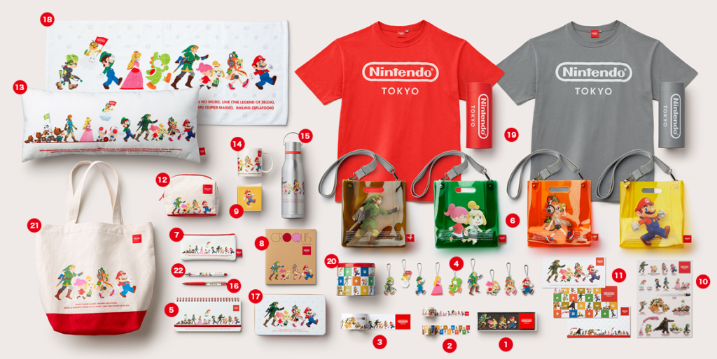 Nintendo reveals exclusive items set for sale at Tokyo store | VGC