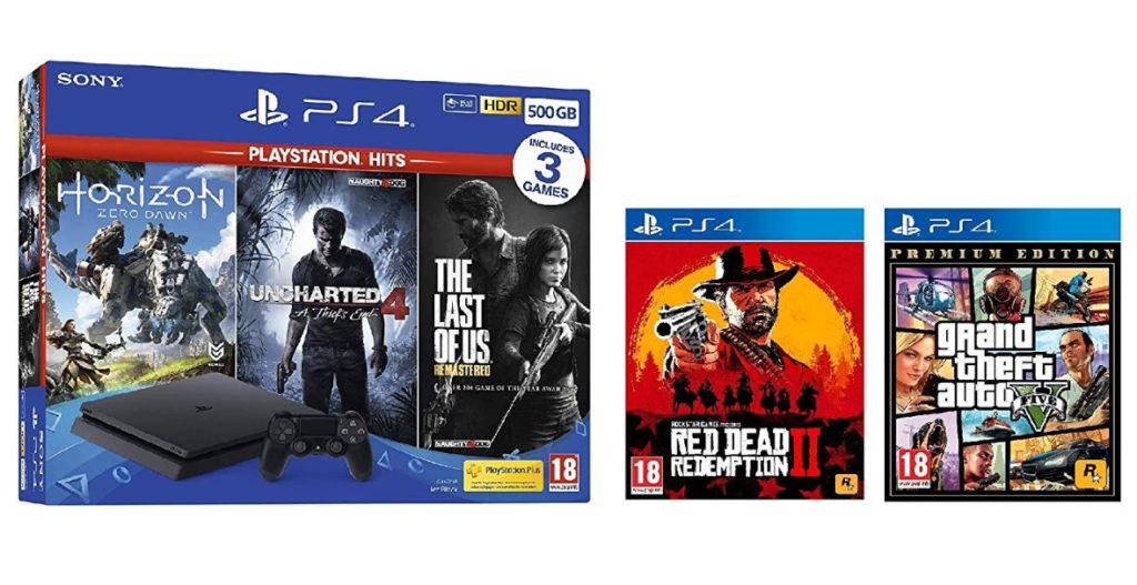 PS4 with 5 blockbuster games is £230 at Amazon | VGC
