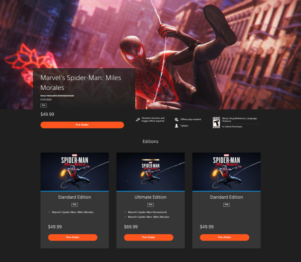 The new PlayStation Store site is live, along with digital PS5 game pre ...
