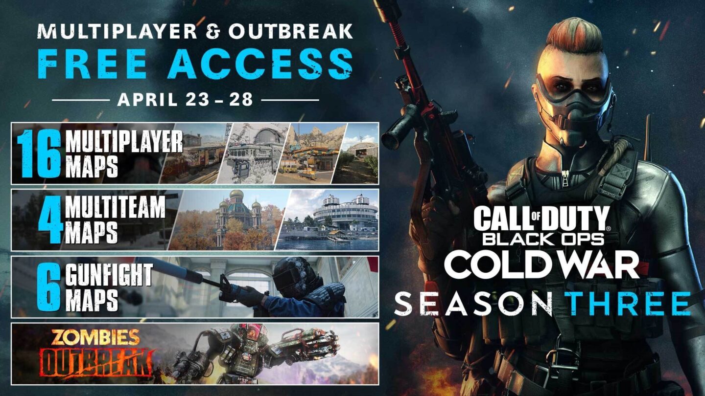 Lots of Black Ops Cold War multiplayer and Zombies content is free ...