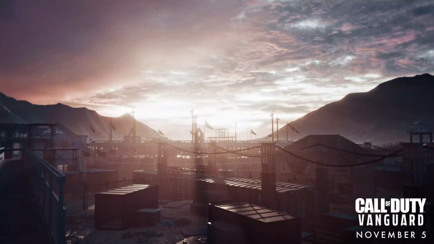 The Call of Duty Vanguard alpha start-up screen is also missing ...