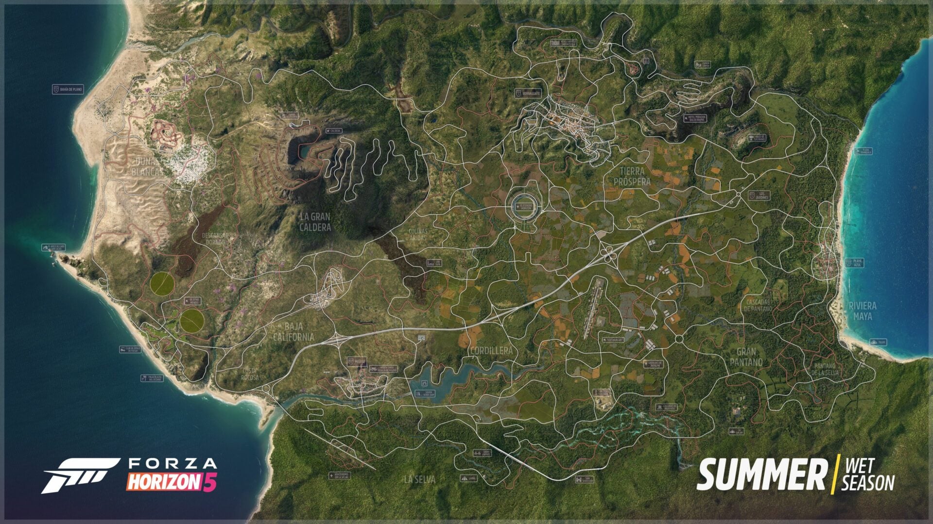 Forza Horizon 5’s full map has been revealed | VGC