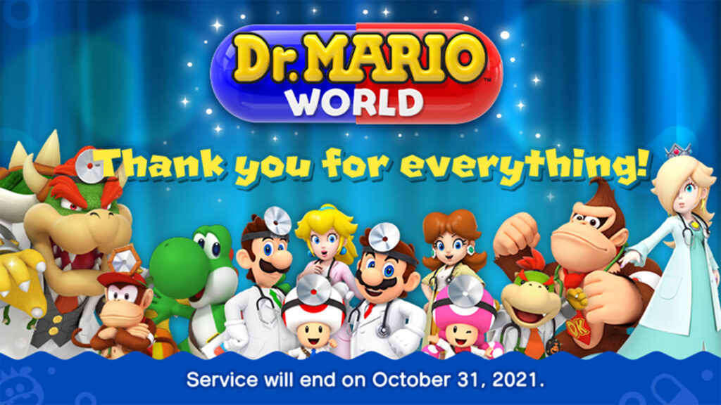 Reminder: Today is Dr. Mario World’s last before it shuts down for good ...