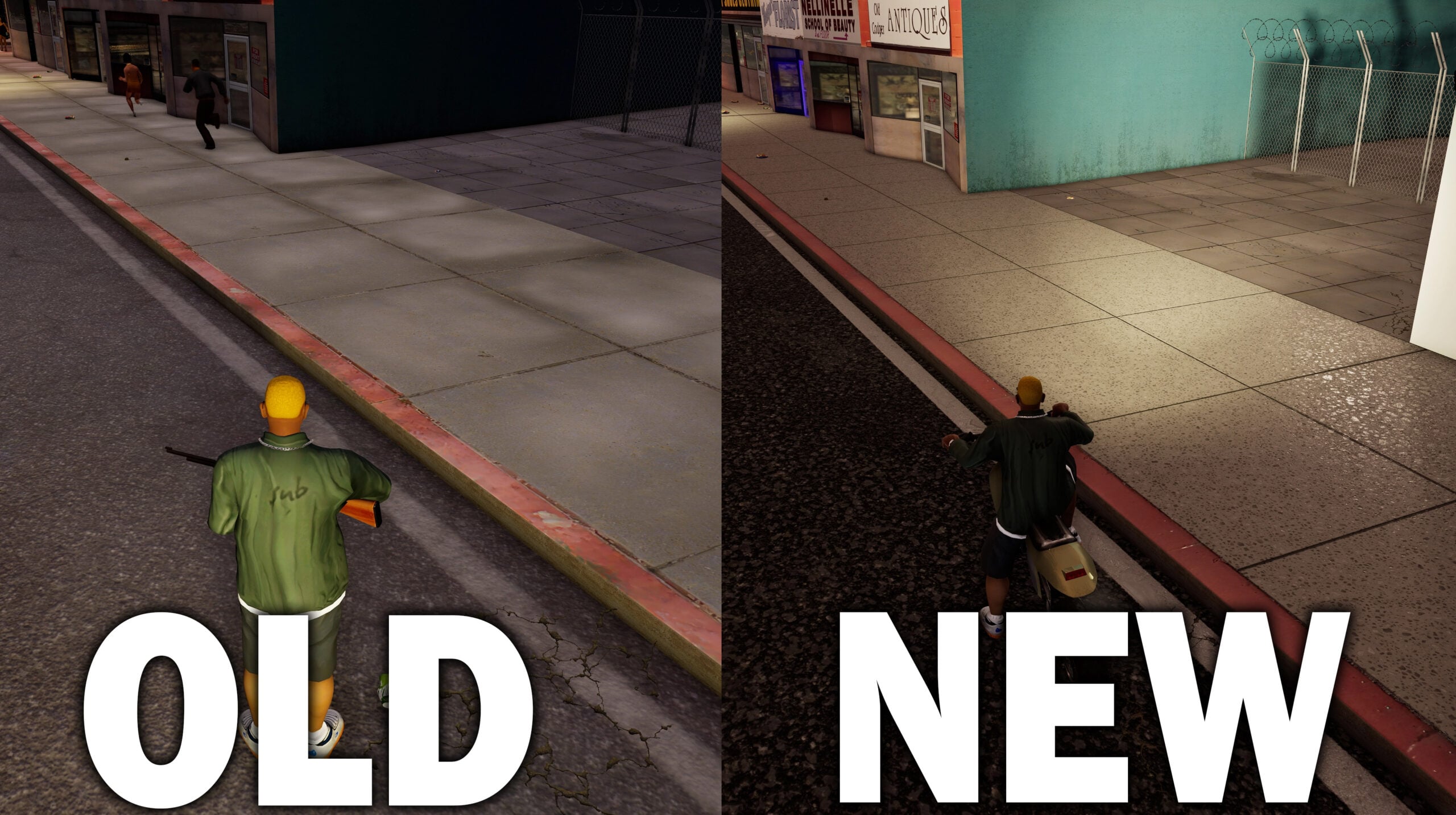 A modder has been improving GTA Trilogy’s textures to make it look ...