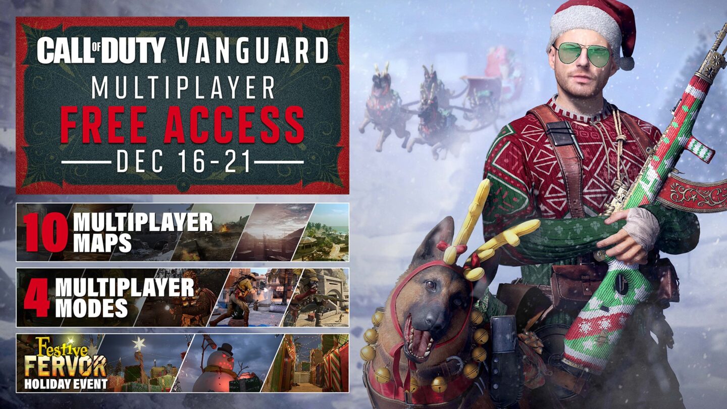 Call of Duty Vanguard multiplayer free access and double XP period ...