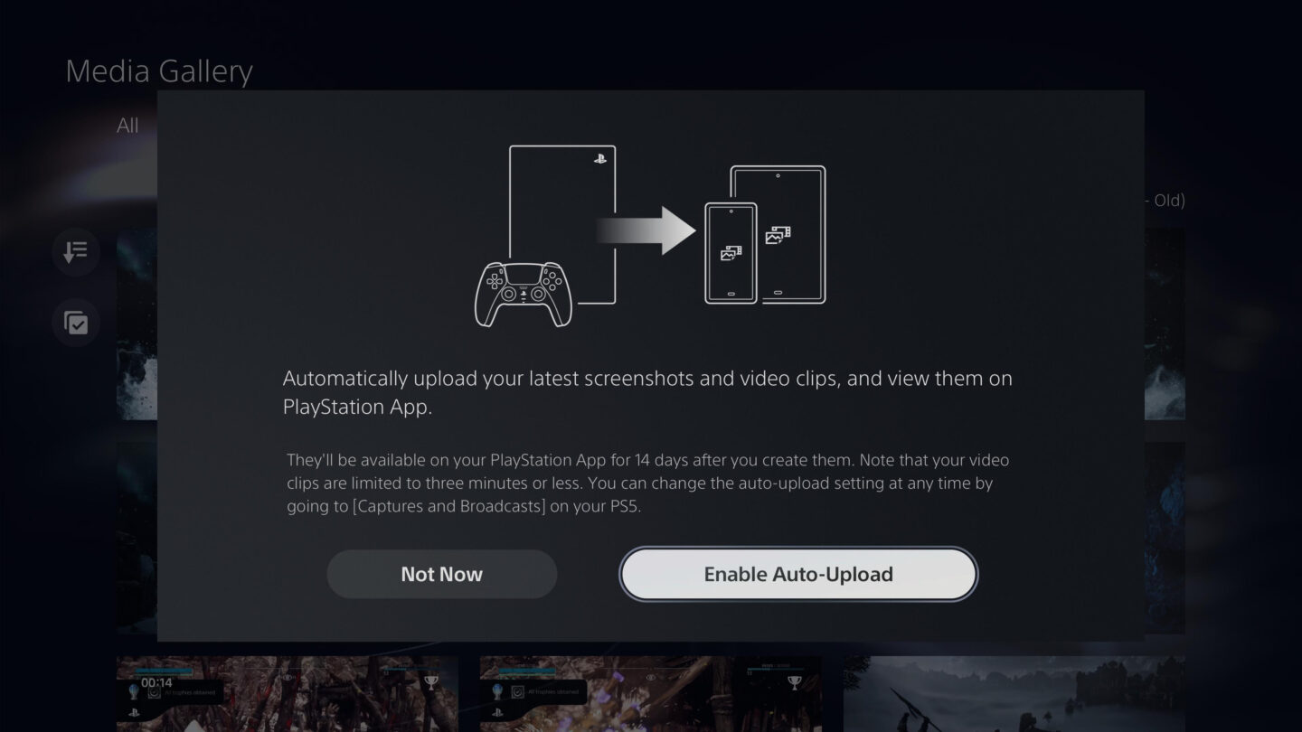 PS5 can now auto-upload screenshots and video to the PlayStation mobile ...