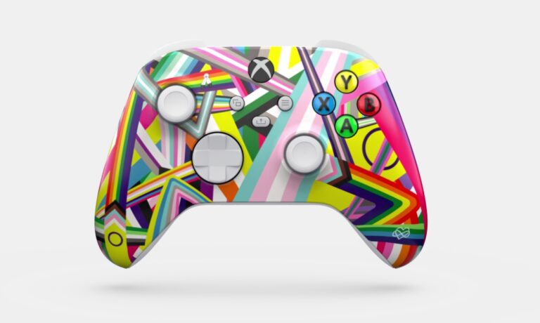 A new customisable Xbox Pride controller will be released this month | VGC