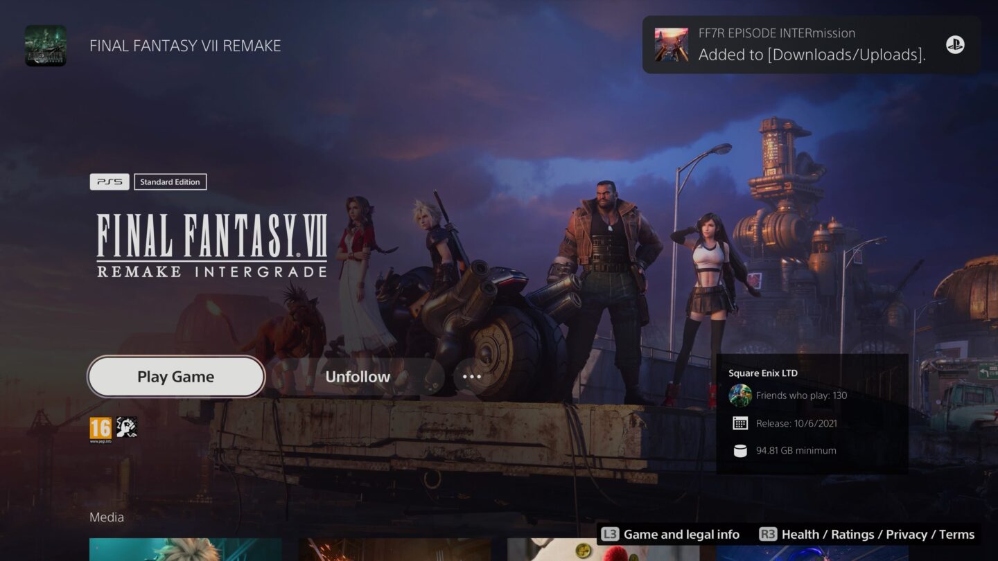 After PS Plus issues, PS5 Final Fantasy 7 Remake owners can now claim ...