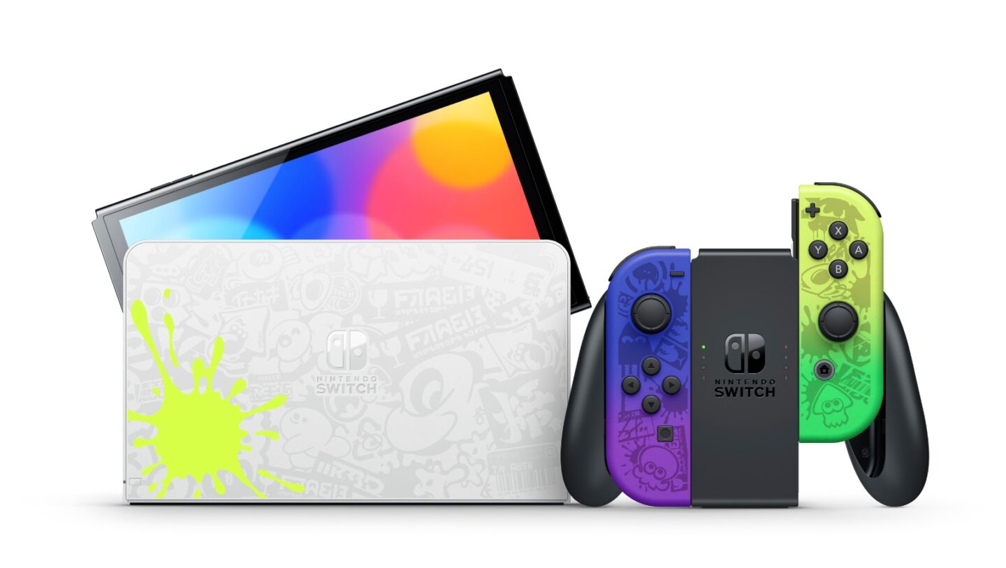 A special edition Splatoon 3 Switch OLED console has been revealed | VGC