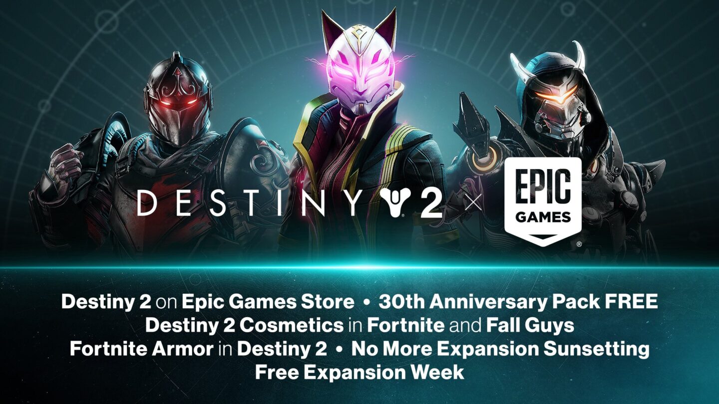 Destiny 2 releases on the Epic Games Store with free 30th Anniversary ...