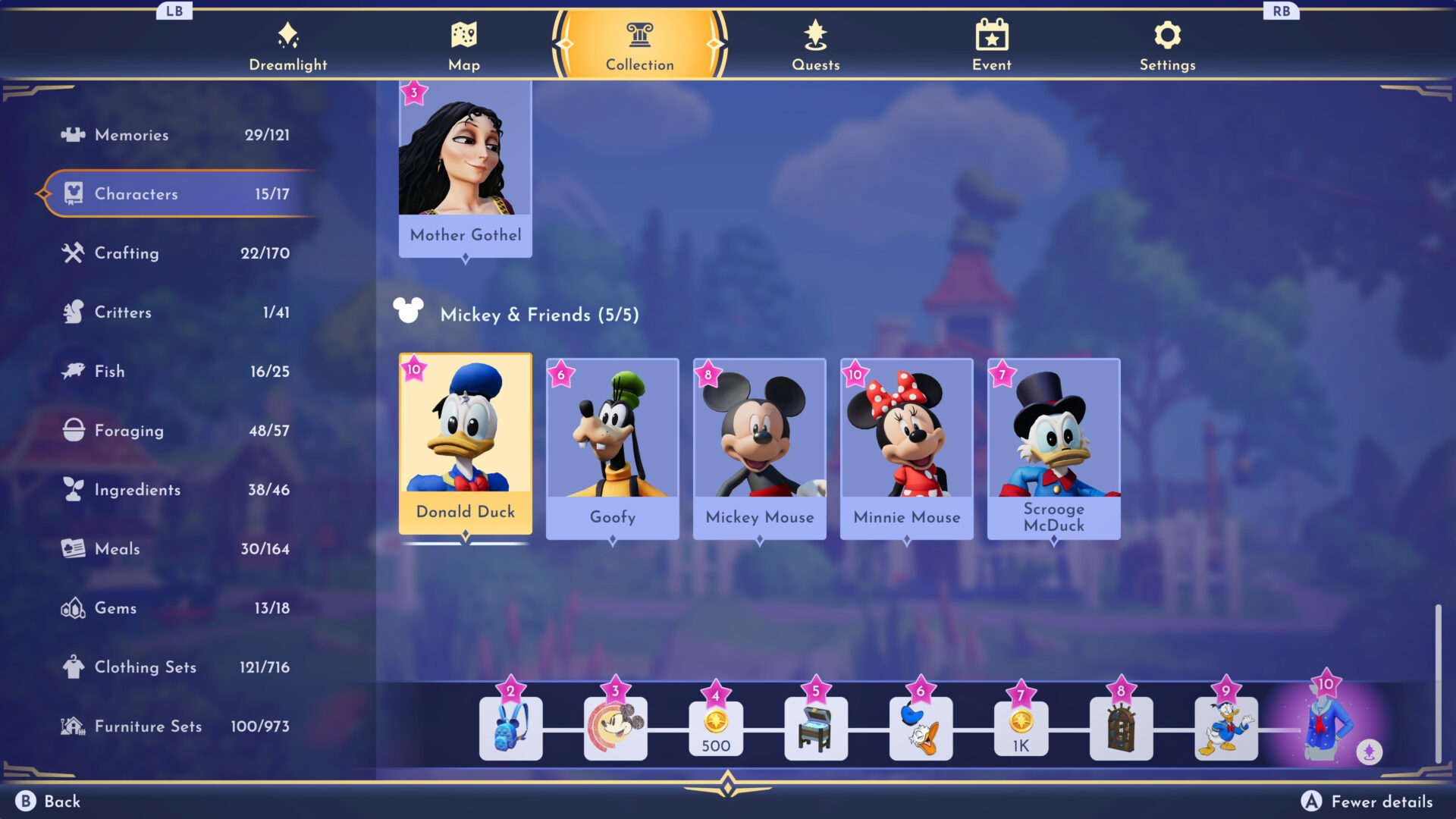 Disney Dreamlight Valley: How to unlock level 10 character rewards | VGC