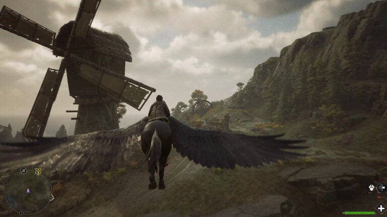 Hogwarts Legacy showcase features open world broom flight and Dark Arts ...
