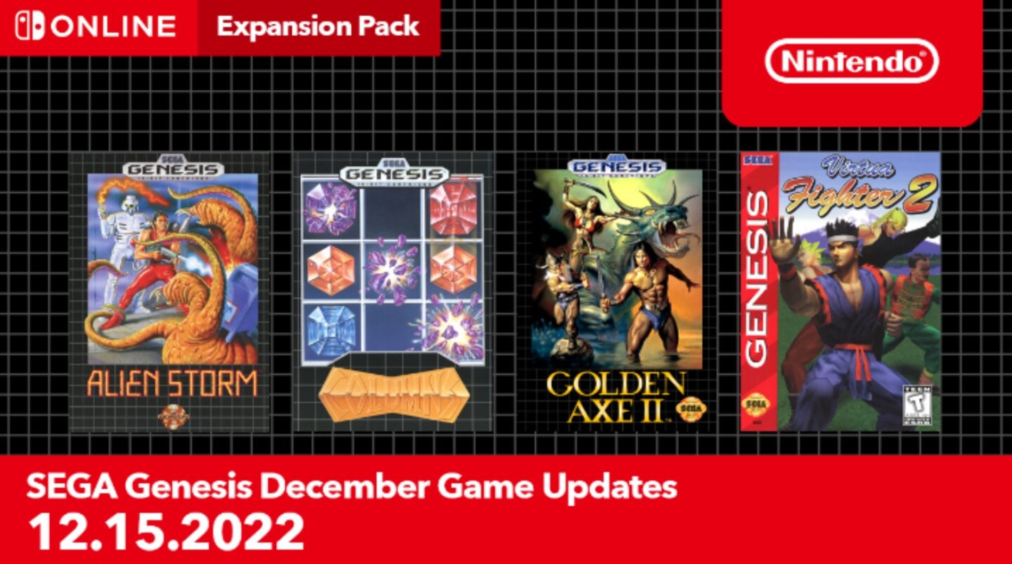 Nintendo Switch Online adds Golden Axe II, Virtua Fighter 2, Alien ...