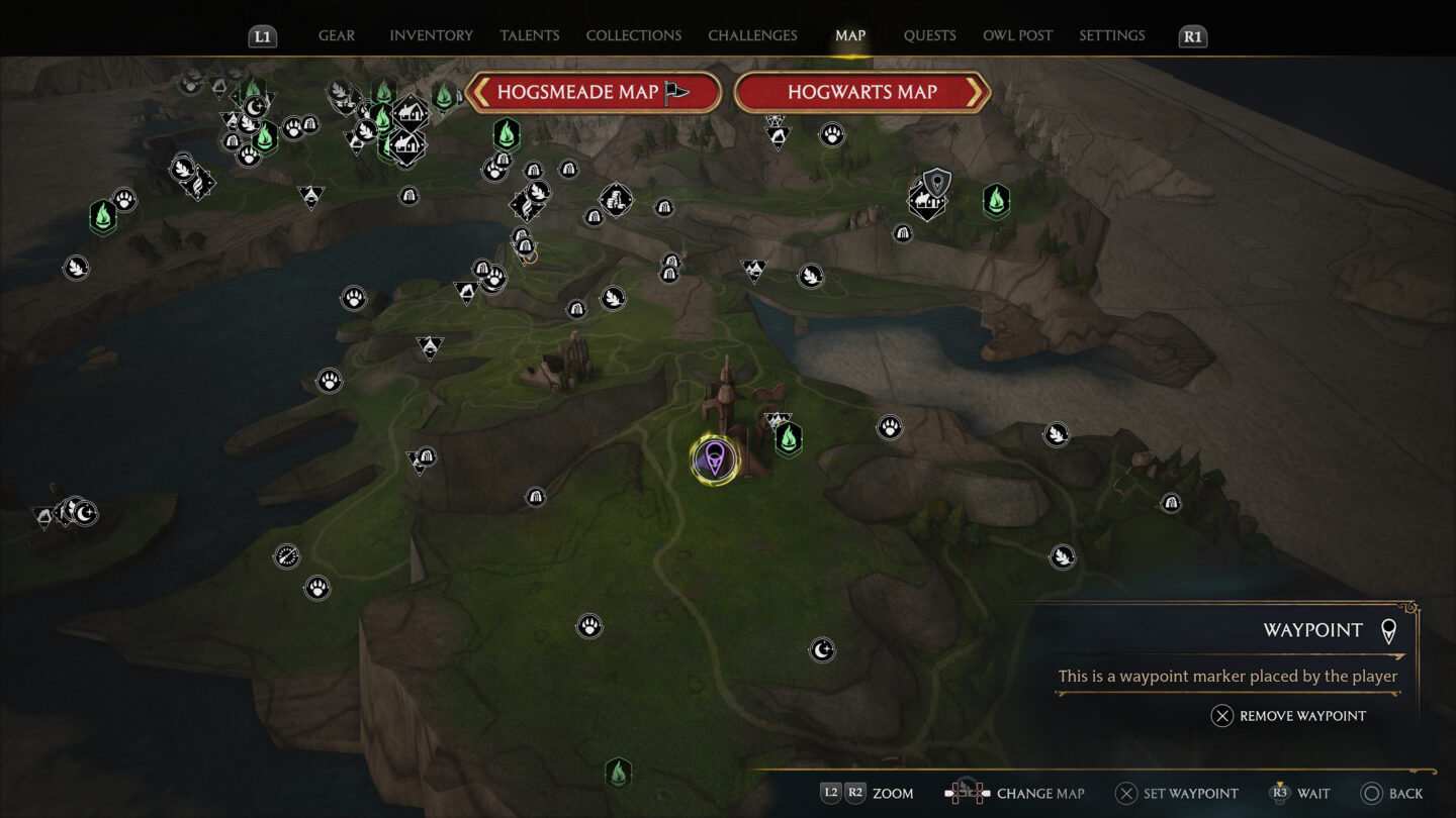 Hogwarts Legacy Solved By The Bell map solution | VGC