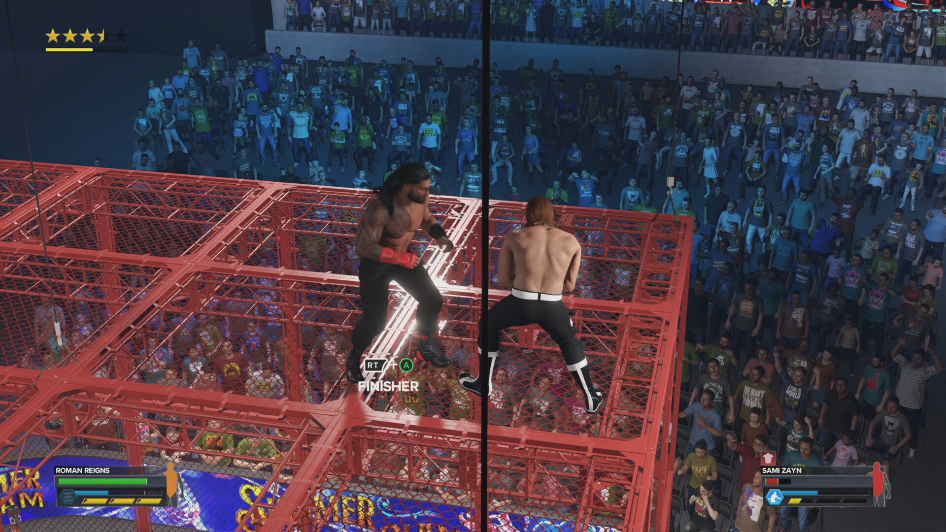 WWE 2K23: How to escape Hell in a Cell and throw your opponent off it | VGC