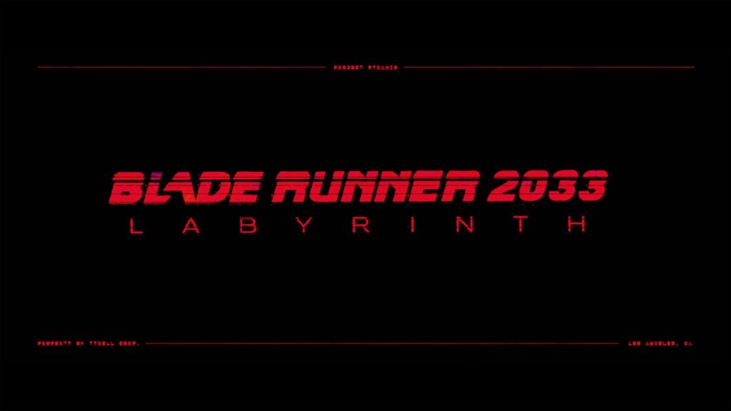 Annapurna announces Blade Runner 2033: Labyrinth, its first internally ...