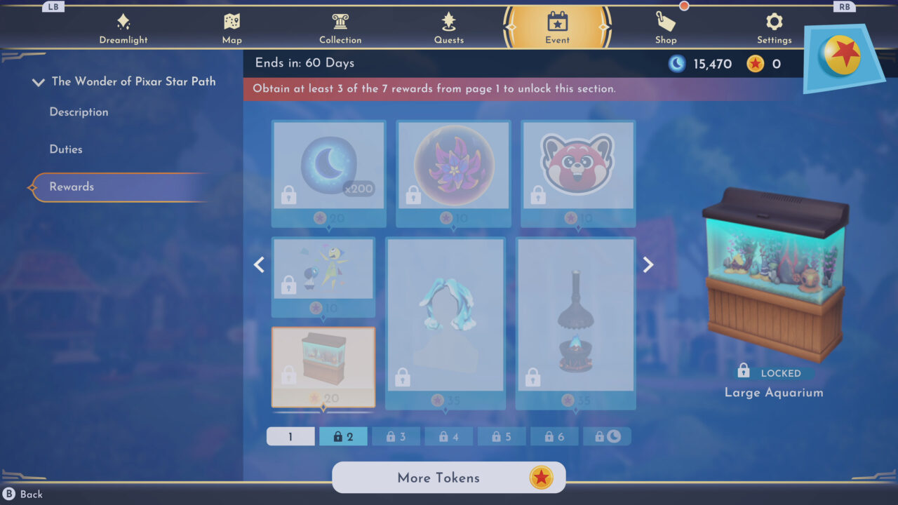 Disney Dreamlight Valley - Wonder of Pixar Star Path rewards list | VGC