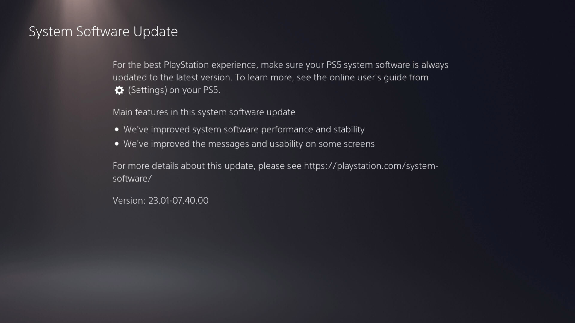 The latest PS5 system update is now available | VGC