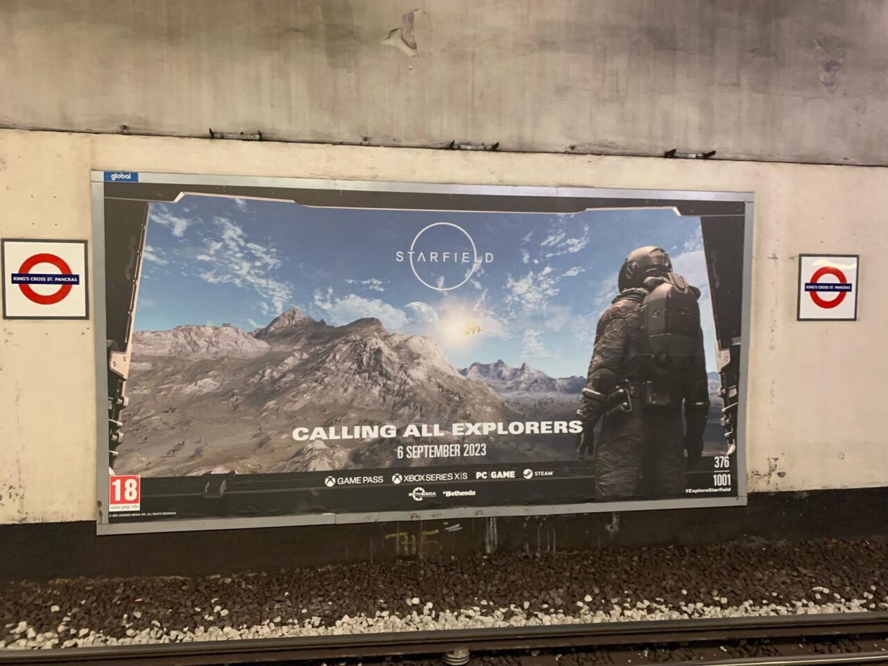 1001 unique Starfield billboards have appeared worldwide, and players ...