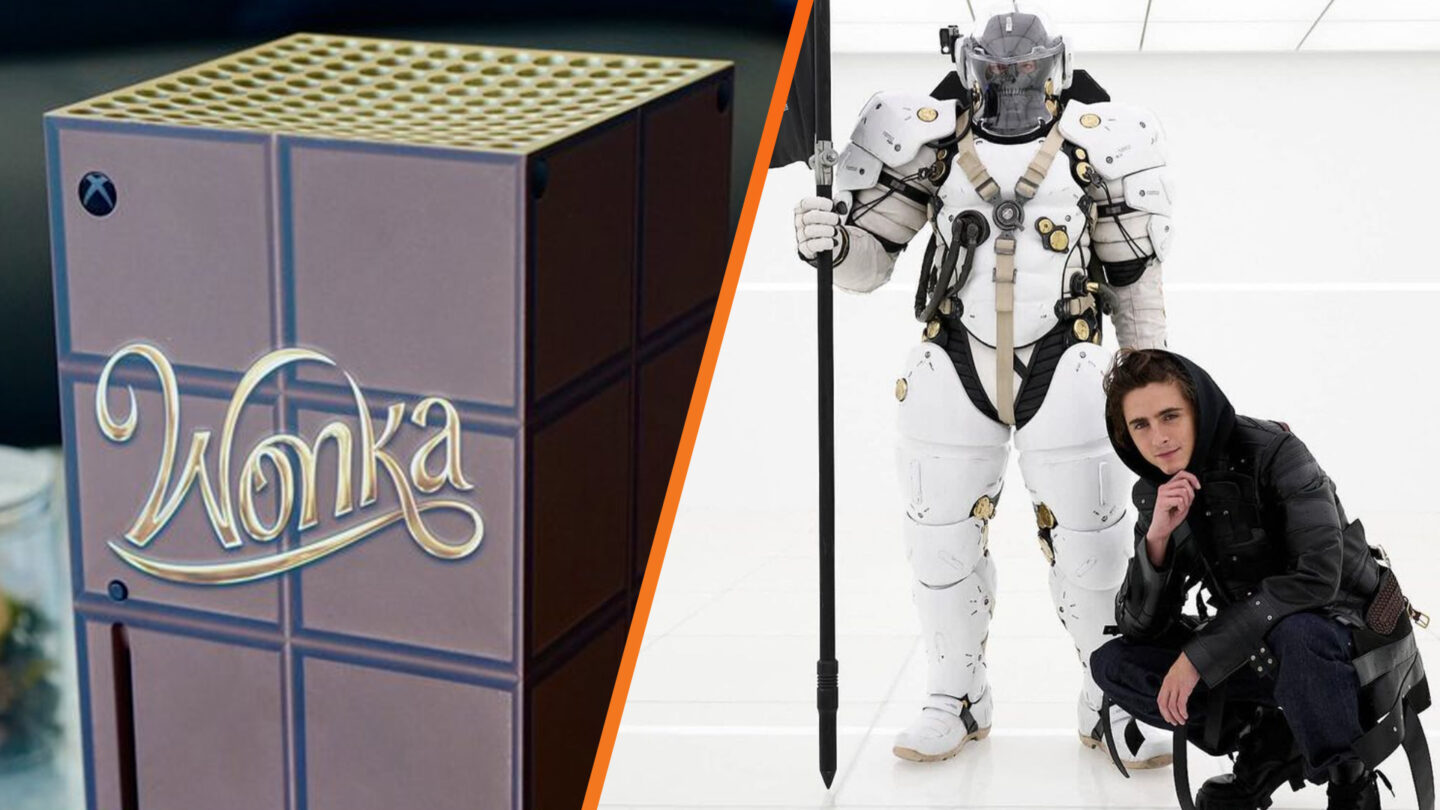 Hideo Kojima shows off his Wonka Xbox after Timothée Chalamet visits ...