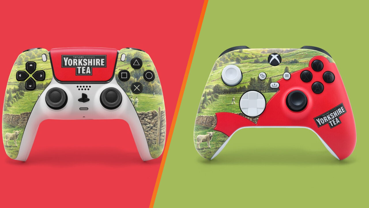 Yorkshire Tea is selling £150 PS5 and Xbox Series X/S controllers | VGC