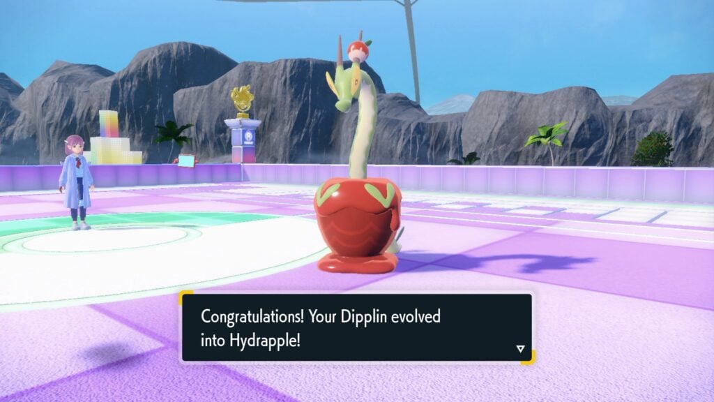 Pokemon Scarlet and Violet Hydrapple location: How to evolve Dipplin to ...