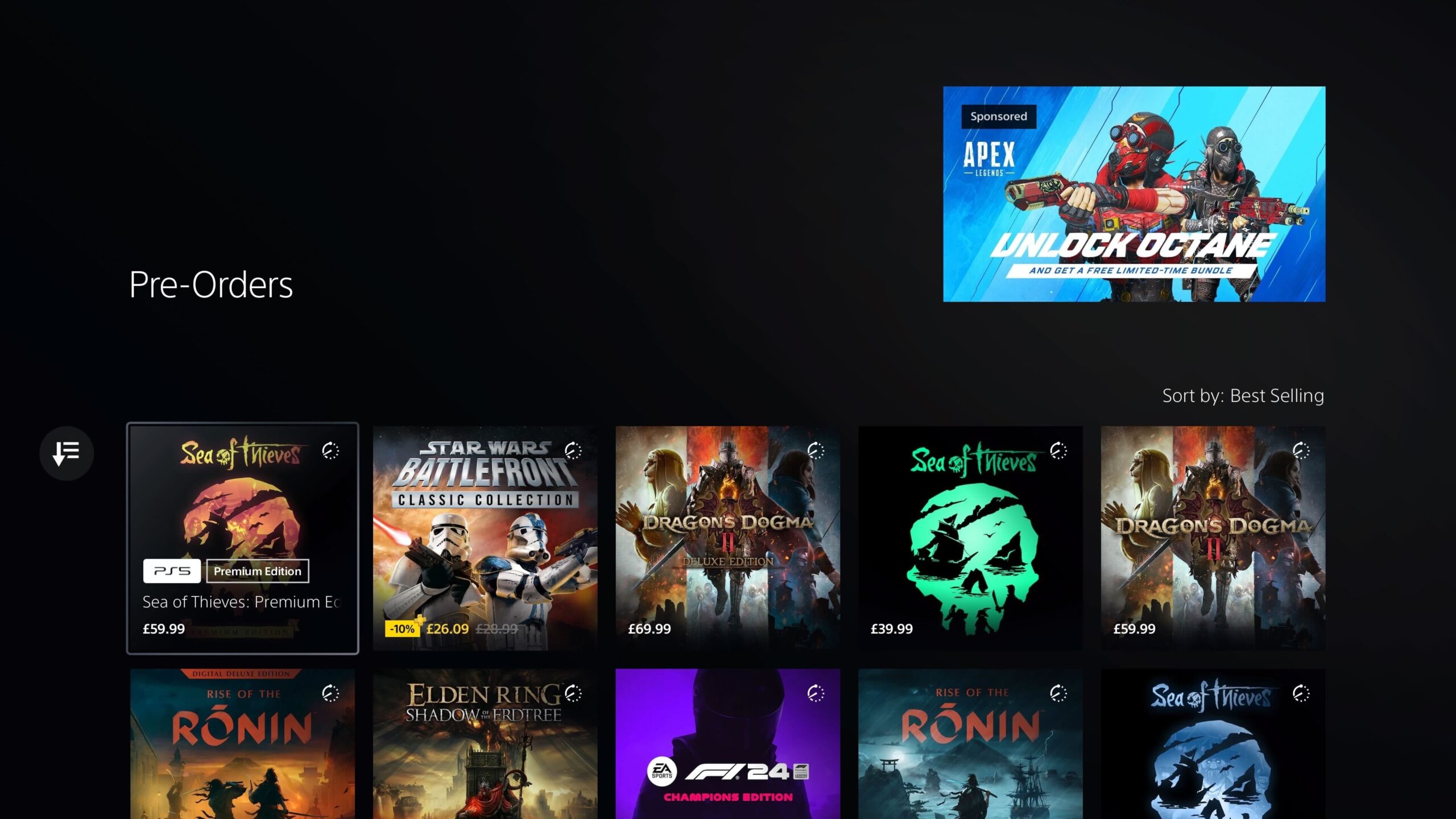 Xbox’s Sea of Thieves has topped PlayStation 5 digital pre-order charts | VGC