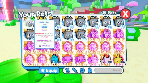 How to unequip pets in Pet Simulator 99 | VGC