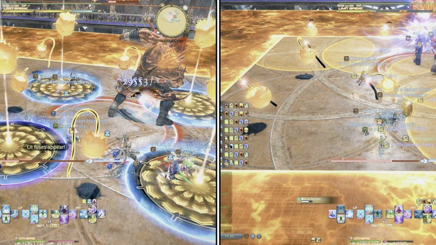 Guide FFXIV Arcadion M3 - Compétences et stratégie du boss Brute Bomber ...