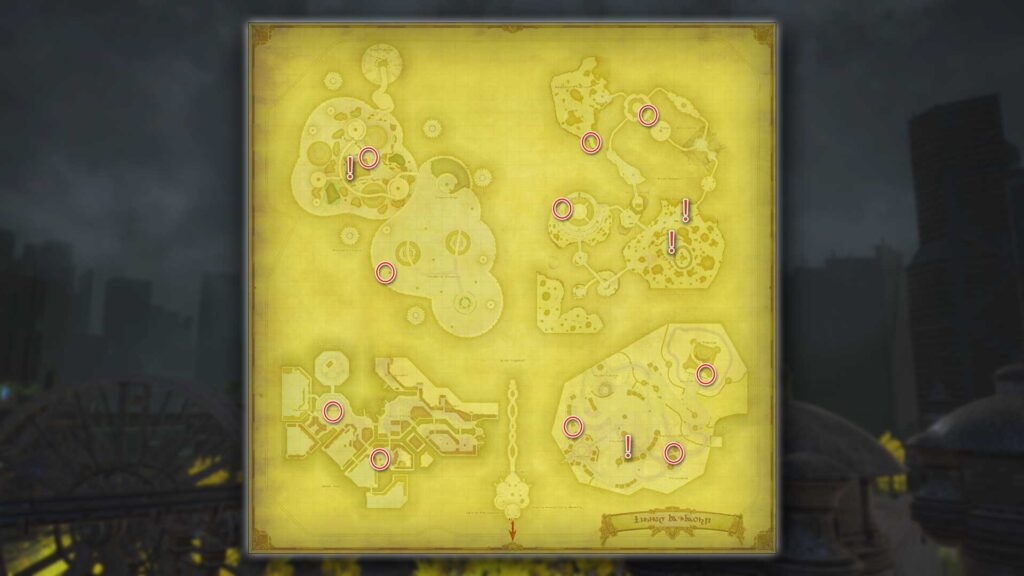 All FFXIV Dawntrail Living Memory Aether Current locations | VGC