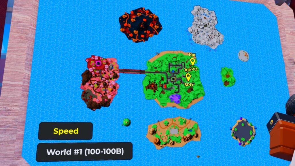 Anime Simulator map - Best training spots for Strength, Defense, Energy ...