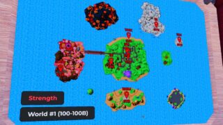 Anime Simulator map - Best training spots for Strength, Defense, Energy ...