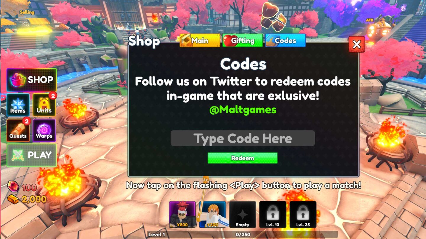 Anime Tower Defense codes | VGC