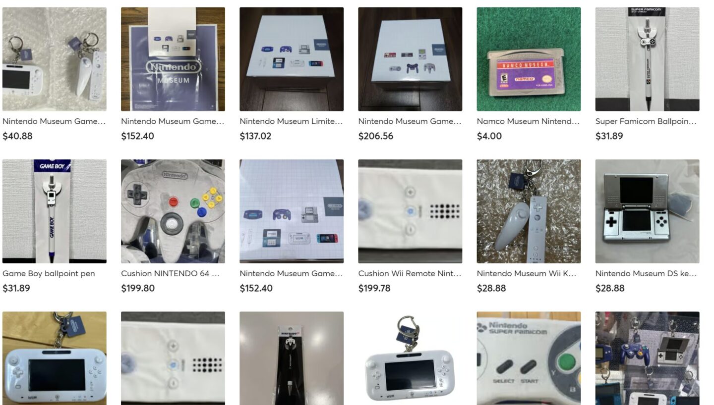 The Nintendo Museum shop is limiting sales of some items after just one ...