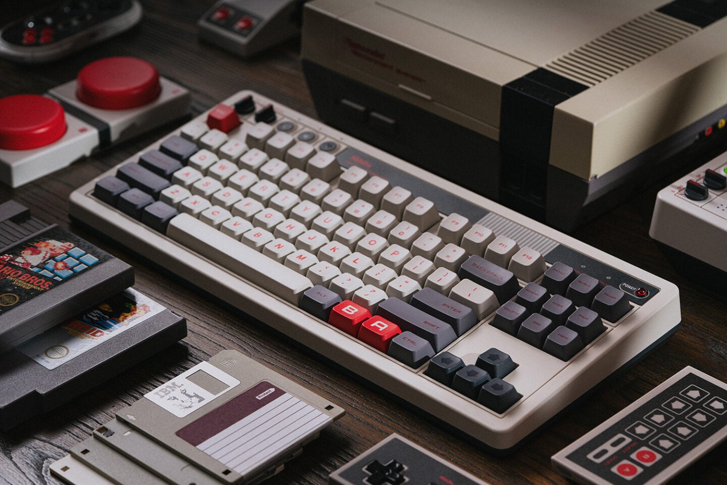 8BitDo’s retro Nintendo keyboards are big, bold fun | VGC