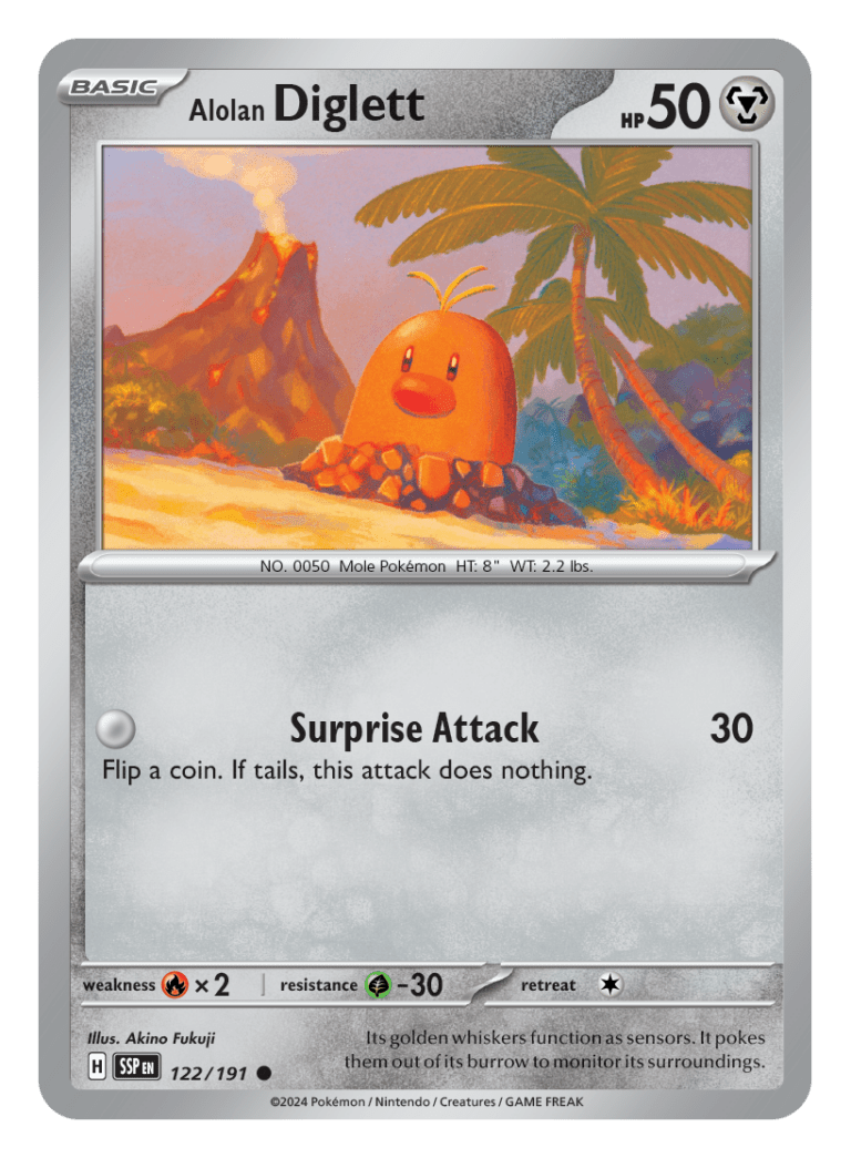 Exclusive: First look at Alolan Dugtrio Illustration Rare from Pokémon ...