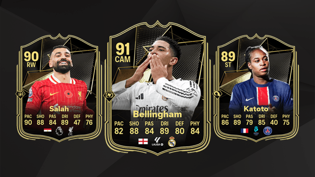 EA Sports FC 25 TOTW 9 full list includes a 91 Bellingham and 90 Salah ...