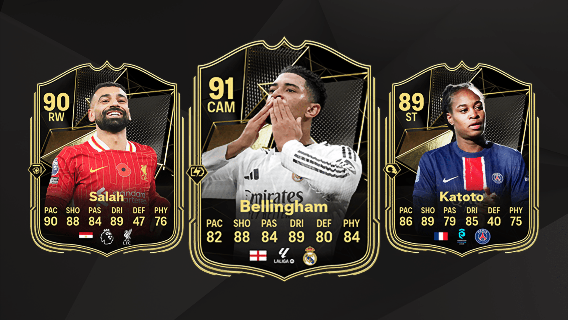 EA Sports FC 25 TOTW 9 full list includes a 91 Bellingham and 90 Salah | VGC