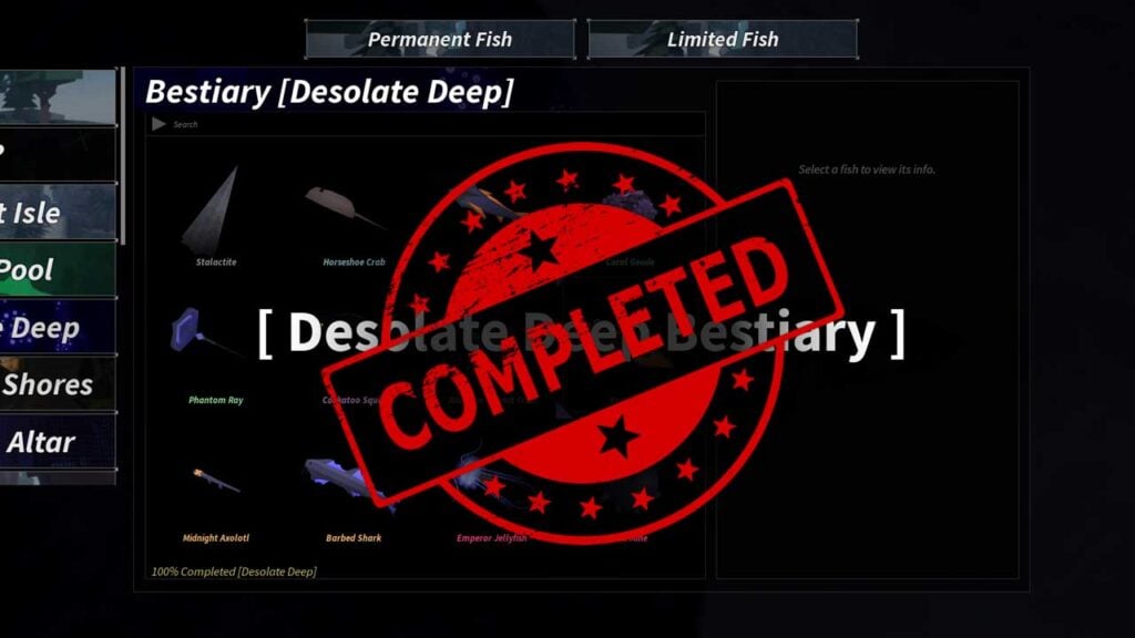 Fisch progression guide - F2P steps to the Trident Rod, Depths, and more | VGC