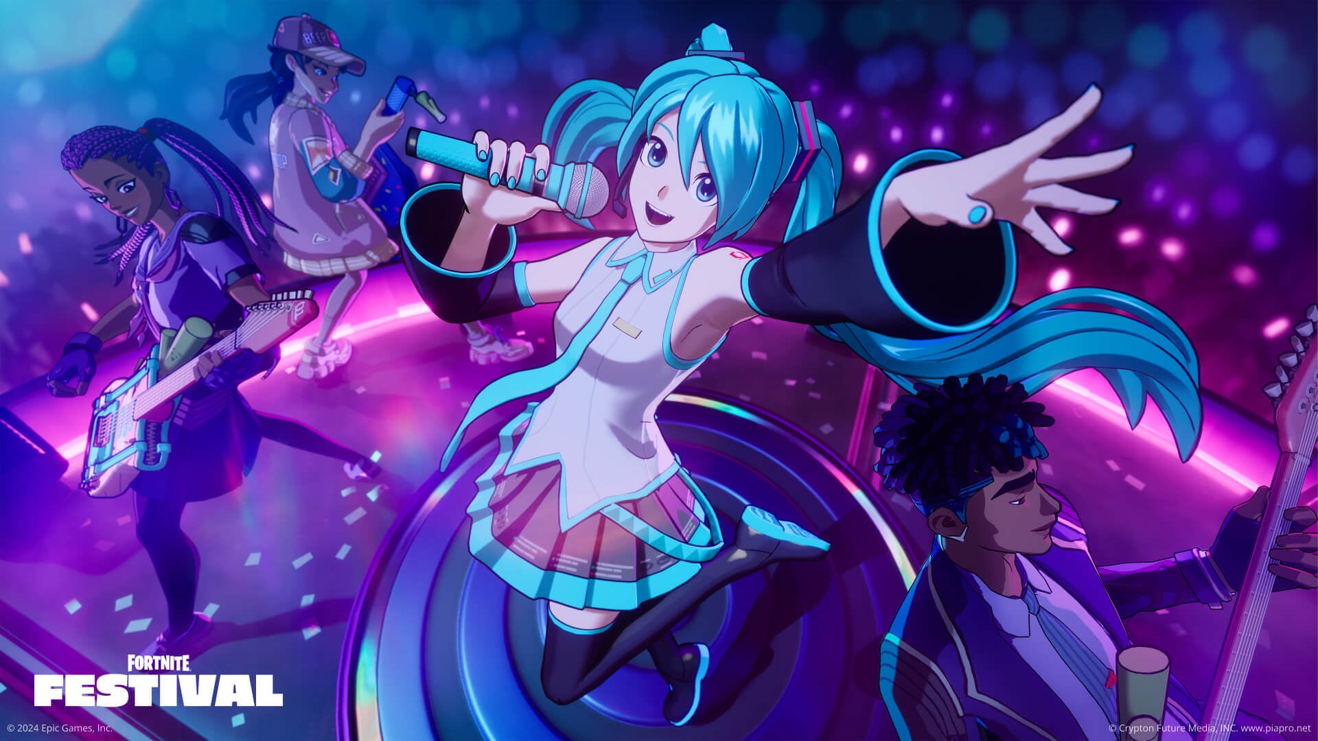 Hatsune Miku and local multiplayer are coming to Fortnite Festival ...