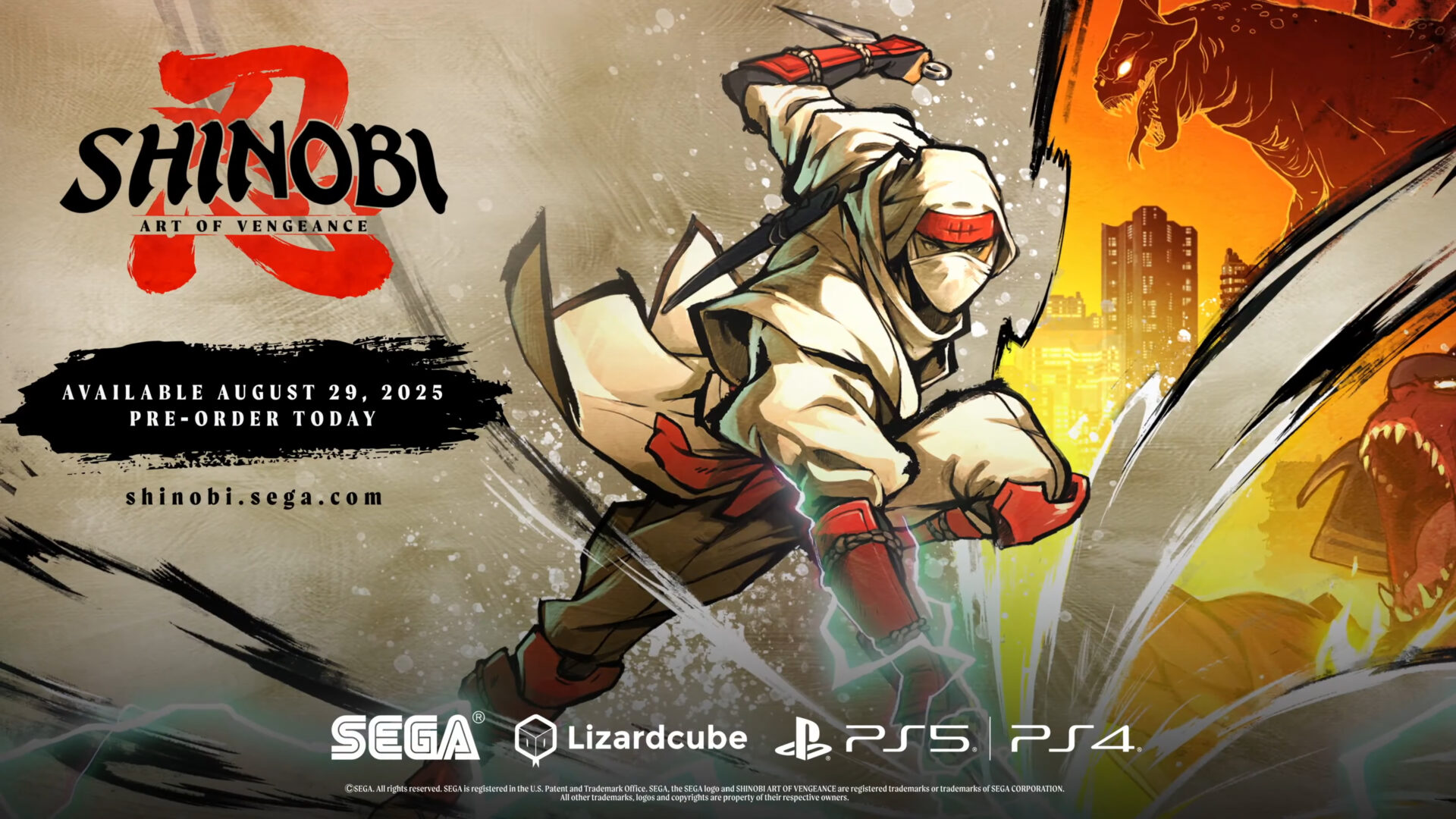 Sega shows trailer for Shinobi: Art of Vengeance, out later this year | VGC