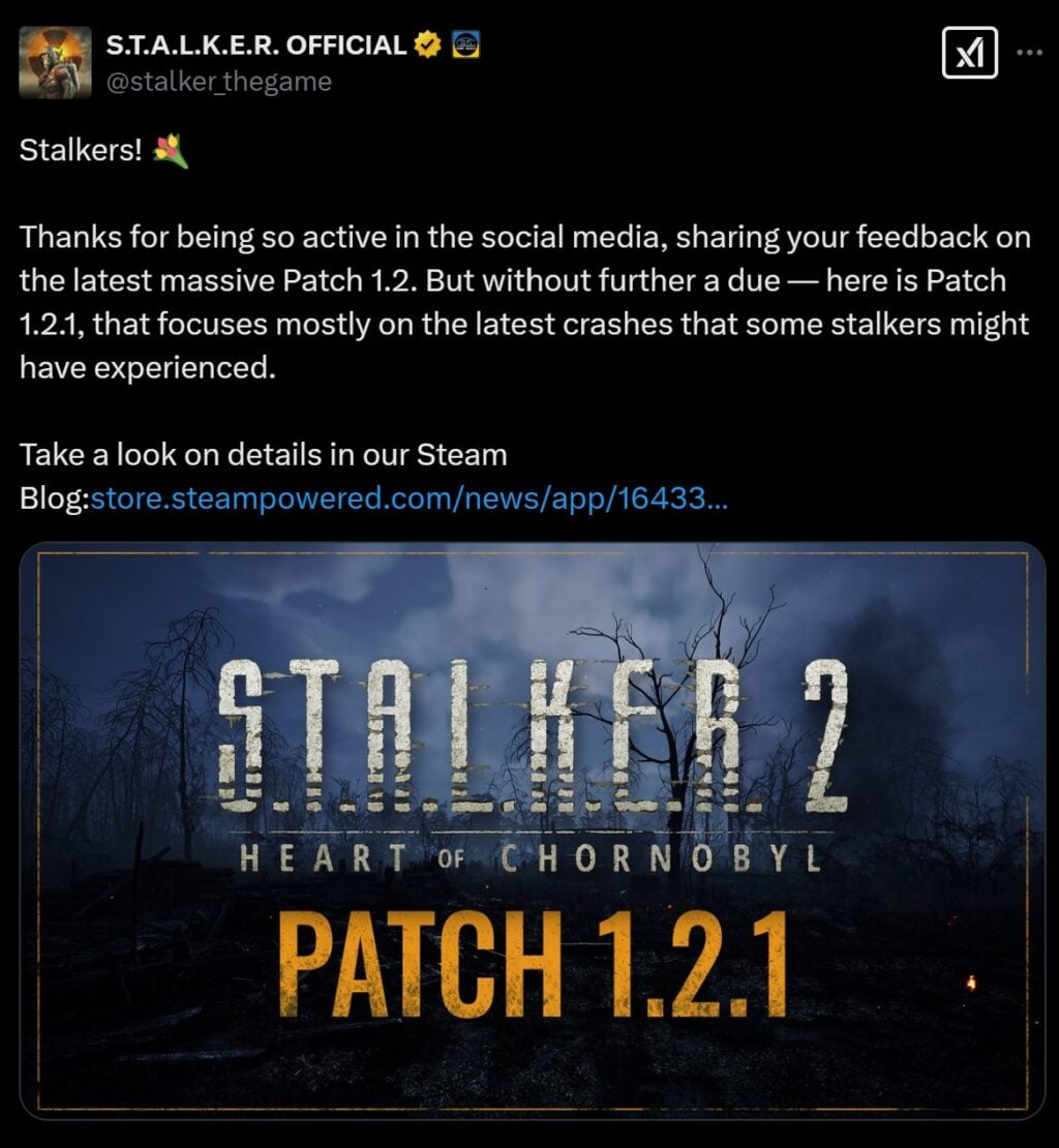 Stalker 2’s second ‘major patch’ is here, with more than 1,700 fixes ...