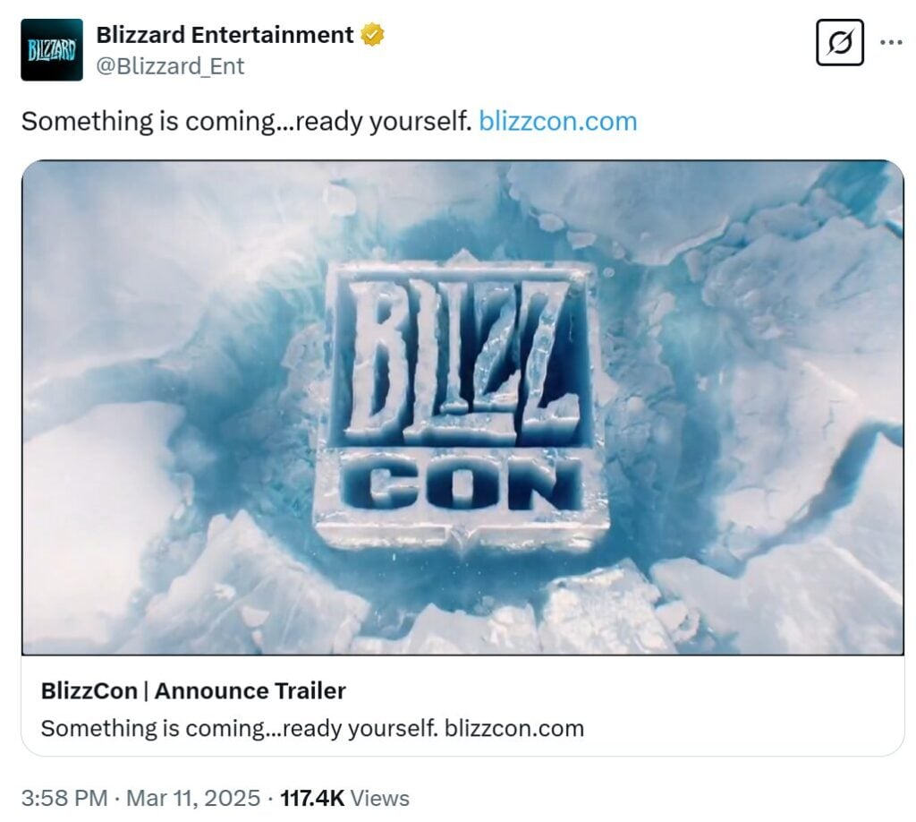 BlizzCon 2025 will not happen but will return in 2026, Blizzard confirms | VGC