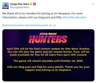 Star Wars: Hunters shutdown announced just 9 months after launch | VGC