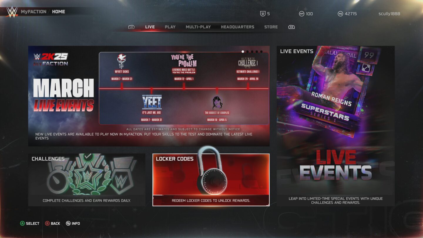 WWE 2K25 Locker Codes (April 2025) | VGC