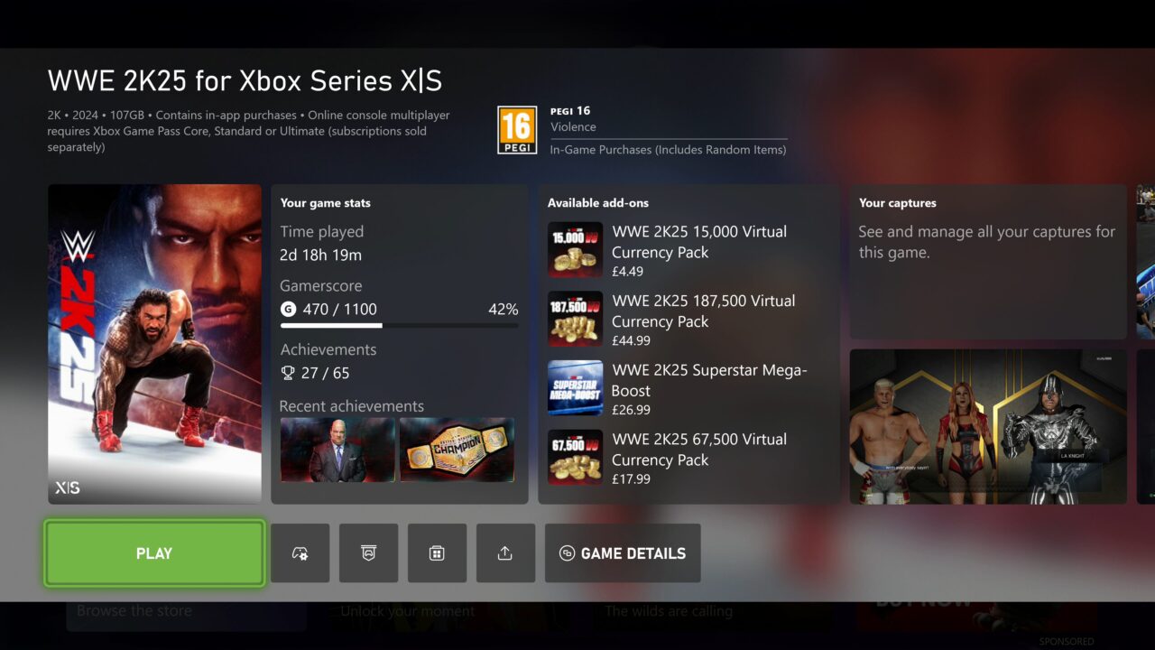 Xbox Series X/S is testing a new Game Hub feature where launching a ...
