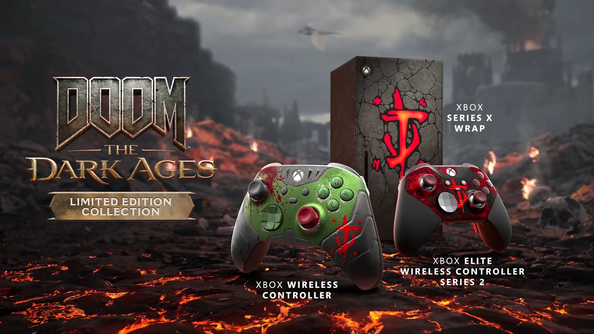 Doom The Dark Ages Xbox Controller Elite Controller And Console Wrap Announced Vgc