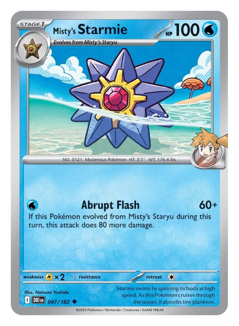 Exclusive: Pokémon TCG Destined Rivals Misty’s Psyduck and other Misty ...