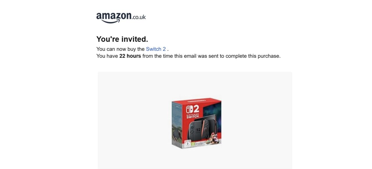Nintendo Switch 2 Amazon pre-order invites are going out now | VGC